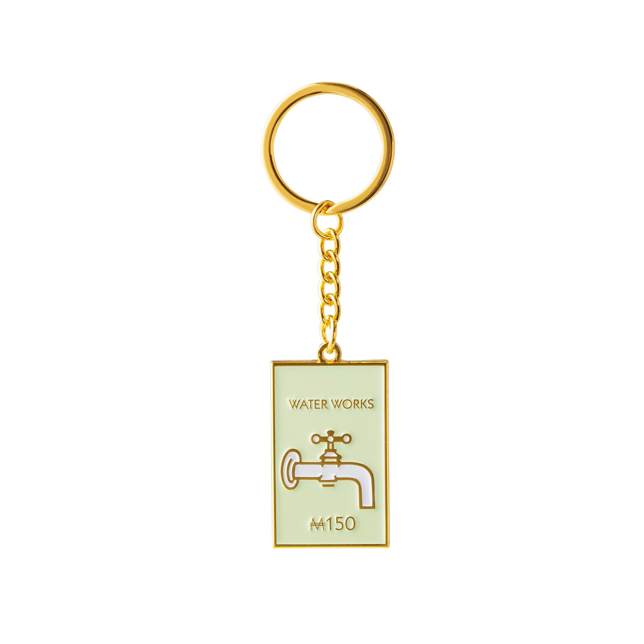 Metal Keychain-Water Works – Monopoly Dreams Melbourne | Online Shop